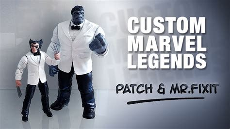 Custom Marvel Legends Patch Mr Fixit Wolverine Grey Hulk YouTube