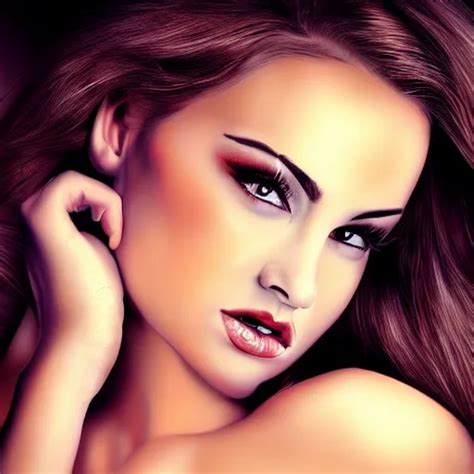 Super Hyper Realistic Portrait Of A Beauty Readhead Girl Realist