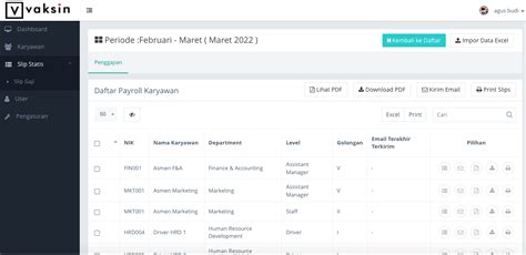 Aplikasi Slips Gaji Payroll Statis Dari Excell Menggunakan Codeigniter 3