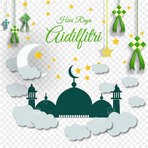 Hari Raya Aidilfitri Vector PNG Images Hari Raya Aidilfitri Concept