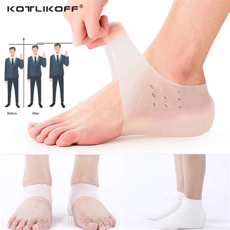 Invisible Height Increased Insole 2cm 3cm 4cm Silicone Gel Heel Pads