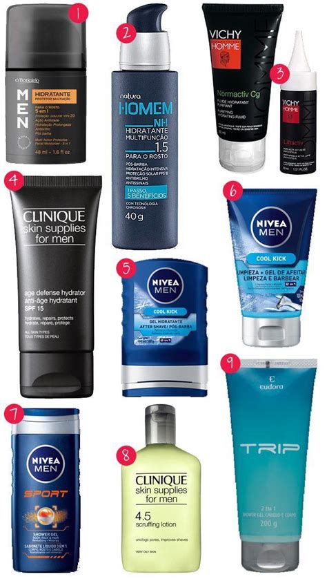 Cosméticos específicos para pele masculina Passando Blush