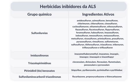 Herbicidas Inibidores Da Als Mecanismo E Modo De A O