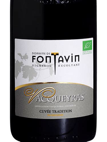 Domaine de Fontavin Cuvée Tradition Vacqueyras Vivino US