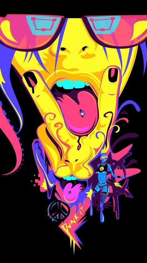 Trippy Girl Wallpapers K Hd Trippy Girl Backgrounds On Wallpaperbat