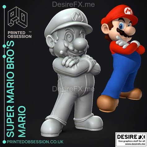 Desire Fx D Models Mario Super Mario Bros D Print Model Stl