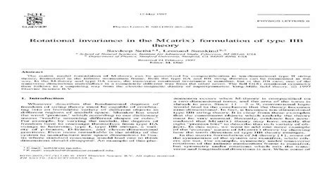 rotational invariance in the m atrix formulation of type iib theory [pdf document]