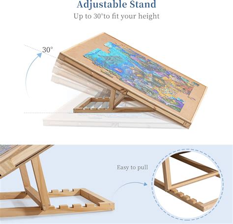 Buy Becko US Puzzle Board With Built In Adjustable Easel Stand