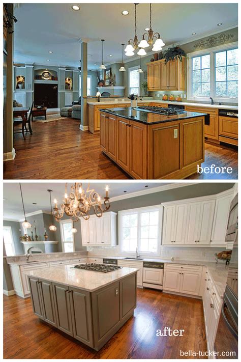 Before And Afters Of Painted Kitchen Cabinets Kitchen Remodel Before