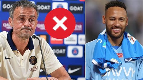 La Presse Espagnol Se Moque Du Psg De Luis Enrique Neymar Commence