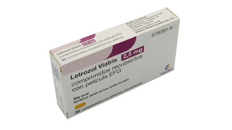Letrozol Viatris Efg 2 5 Mg 30 Comprimidos Recubiertos Farmacéuticos