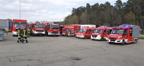 27 04 2023 THL VU Chemie PKW LKW A6 Feuerwehr Feuchtwangen