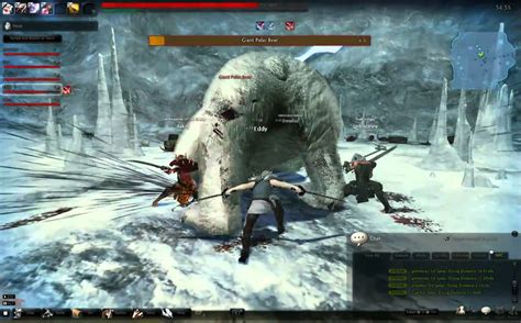 Vindictus Polar Bear Raid Boss Hd Youtube