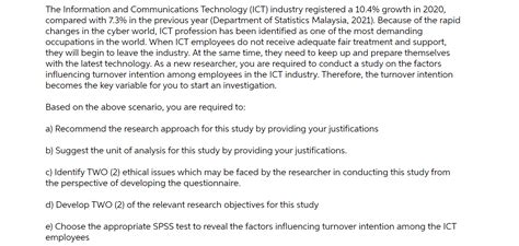 Solved The Information And Communications Technology ICT Chegg