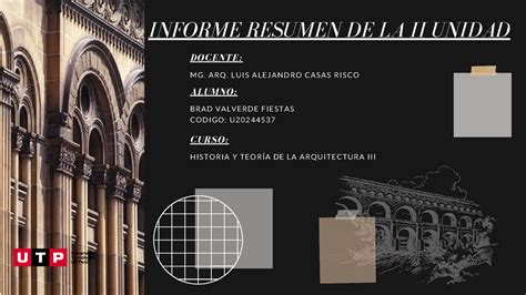 Resumen de la segunda unidad Historia y teoría de la arquitectura III
