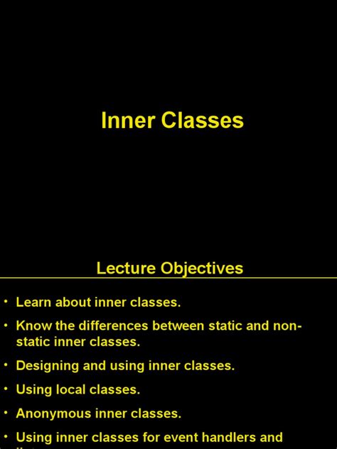 inner classes pdf class computer programming method computer programming