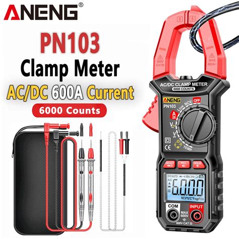 Aneng Pn Digital Clamp Meter Ac Dc Current Professional Multimeter