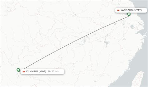 Direct Non Stop Flights From Yangzhou To Kunming Schedules