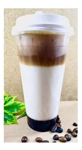 500 Vasos Pet 20 Oz Para Frappe Con Tapa Antiderrame En Venta En