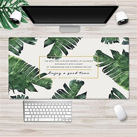 DHSBD Cartoon Hond Print Grote Muismat Lock Rand Computer Bureau Mat