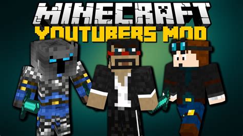 Minecraft Youtubers Mod Dantdm Vanossgaming Popularmmos Mod