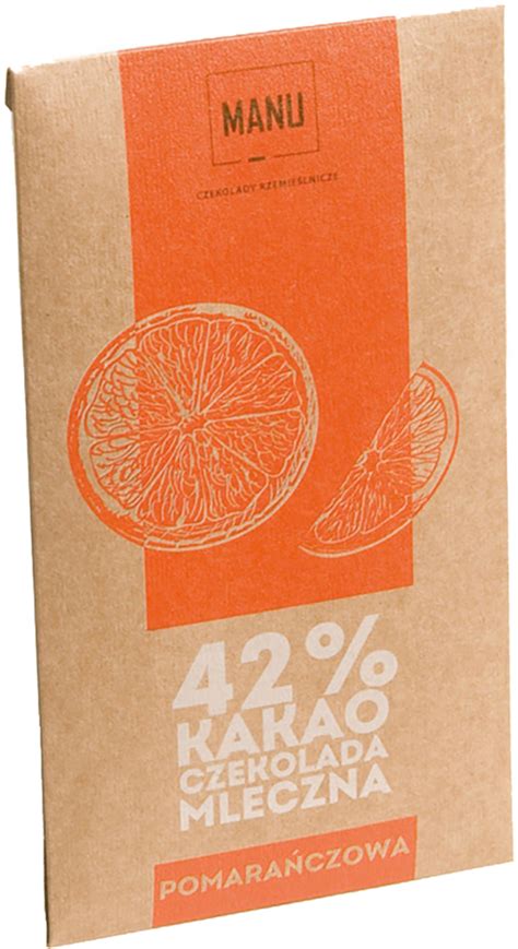 Manufaktura Czekolady czekolada pomarańczowa 42 kakao Kondrat Wina