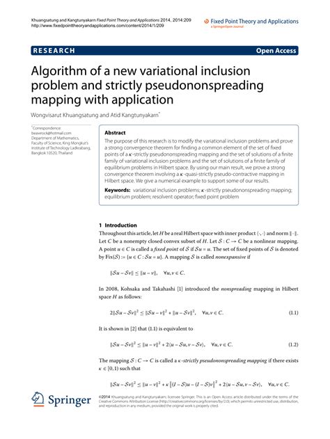 pdf algorithm of a new variational inclusion problem and strictly pseudononspreading mapping
