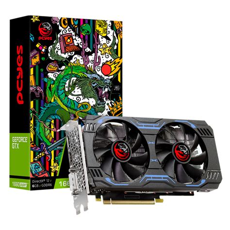 Placa de Vídeo PCYes GeForce GTX 1660 Super 6GB GDDR6 192 Bits