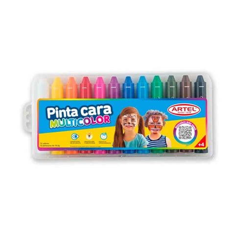 Pinta Cara 12 Colores Artel Nacional Librería