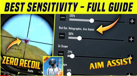 Best Sensitivity Settings Pubg Mobile Lite Full Guide On Pubg Lite