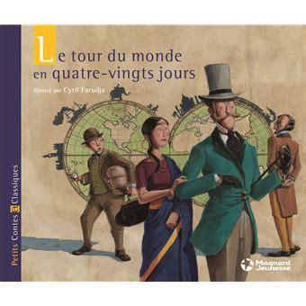 Le tour du monde en 80 jours broché Jules Verne Cyril Farudja