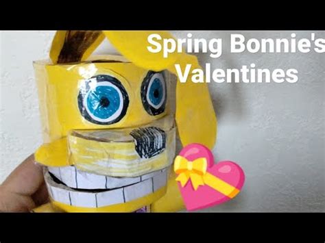 Fnaf Plush Spring Bonnie S Valentines Youtube