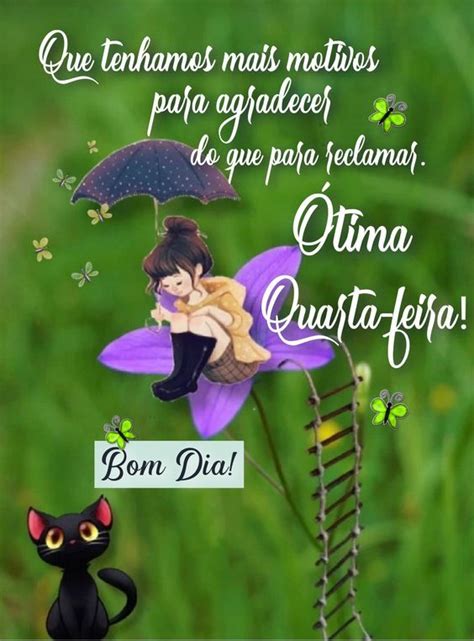 Bom dia Quarta feira Carinho Imagens e Frases fofas para Você
