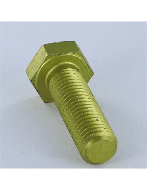 Vis métaux Tête hexagonale TH M10X40 Aluminium Vis expresss