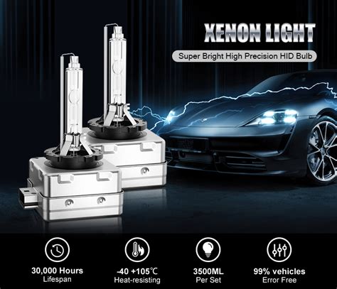 Super Bright Car Xenon Headlight Bulbs D S D S D S D S Xenon Bulb Hid