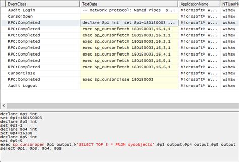 extended events fetching api cursors