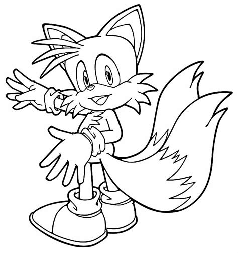 Desenhos Do Tails Para Colorir Bora Colorir