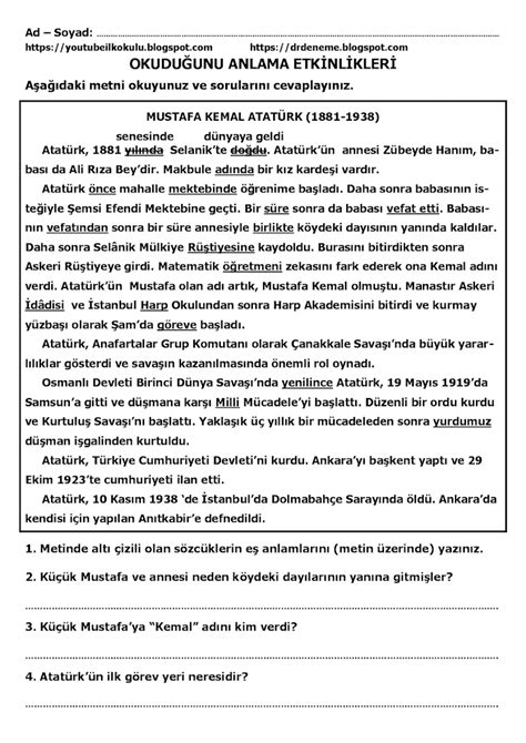 YouTube İlkokulu Türkçe Matematik Fen Bilimleri ve Daha Fazlası