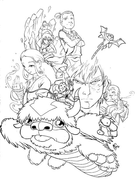 Introduzir 105 Imagem Desenhos Do Avatar Br Thptnganamst Edu Vn