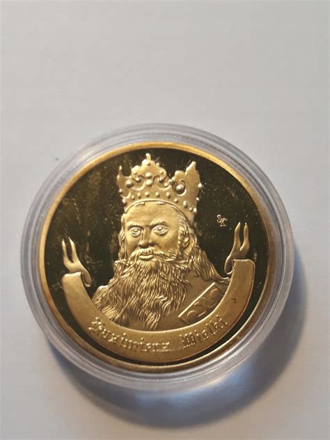 MEDAL KAZIMIERZ WIELKI KROL POLSKI 1310 1370 8869098702 Oficjalne