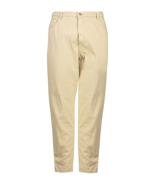 Riachuelo Calça Jeans Color Feminina Mom Bege AK by Riachuelo