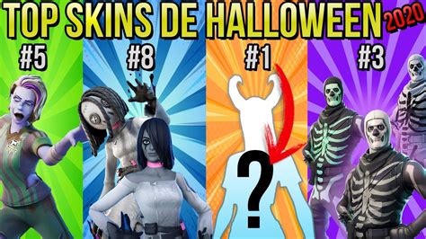 TOP 10 MELHORES SKINS de HALLOWEEN do FORTNITE RANK DA PIOR ATÉ A