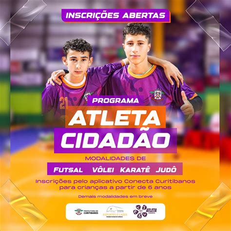 Secretaria De Esportes Abre Matriculas Para Programa Atleta Cidad O