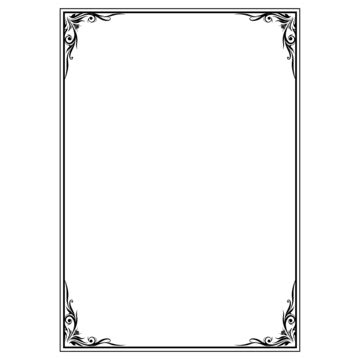 Floral Border A Png Transparent A Border Floral New A Border