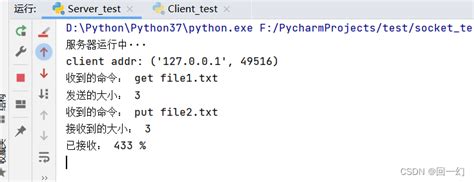 python编程：socket实现文件传输（文件服务器简易版） python socket文件传输 csdn博客