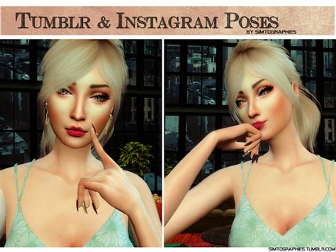 Sims 4 Cc Custom Content Pose Pack Tumblr Instagram Pose Pack