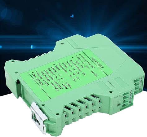 Eujgoov Dc Signal Isolator Input Output V To Ma Din Rail