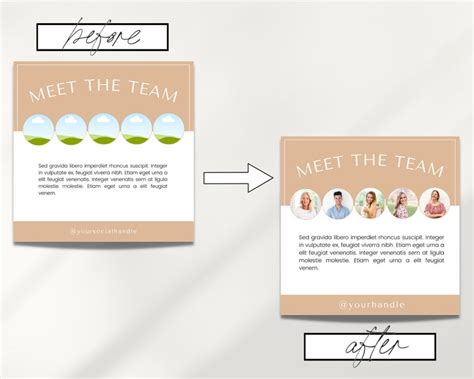 Vol 1 10 Meet The Team Social Media Posts Real Estate Etsy