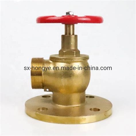 2 Inch BS4504 Fire Hose Valve Oblique Firefighting Hydrant Landing