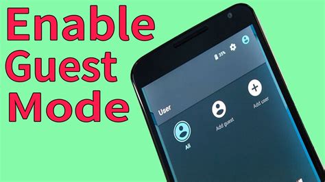 Guest Mode How To Enable Guest Mode Or Multiple User In Xiaomi